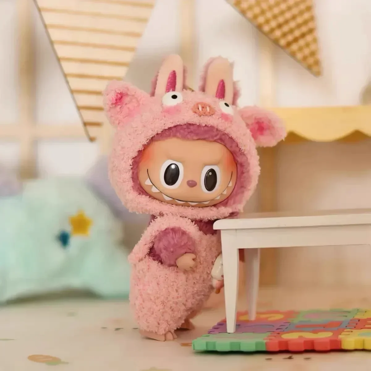 Ropa de muñeca Labu original de 17 cm con colgante de macarrón con ...