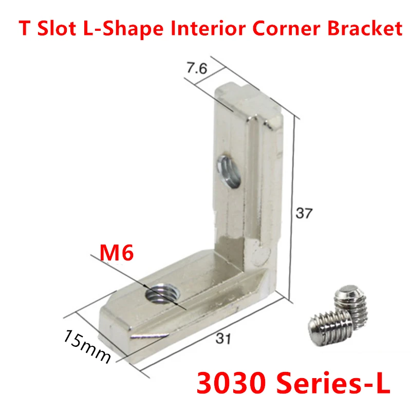 10pcs-L-shape-T-Slot-Inside-Interior-Corner-Connector-Joint-Brackets ...