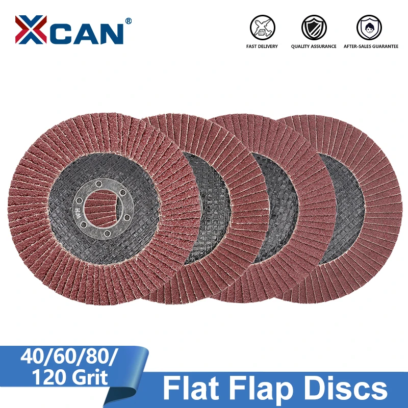 XCAN Grinding Discs 115/125mm Flap Sanding Disc Grinding Wheels Wood ...