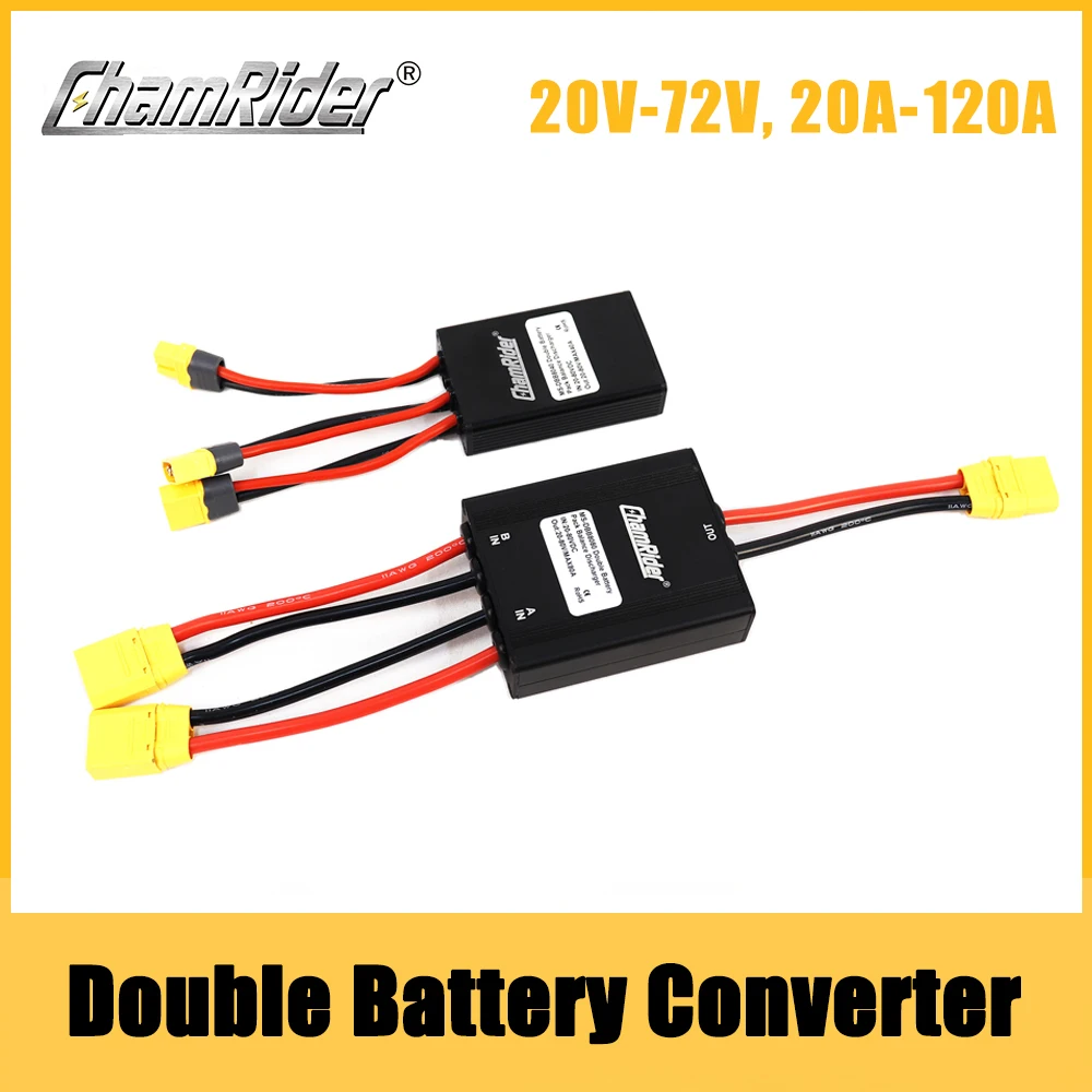 Dual-Battery-Discharge-Converter-Simultaneous-Connection-Adapter ...
