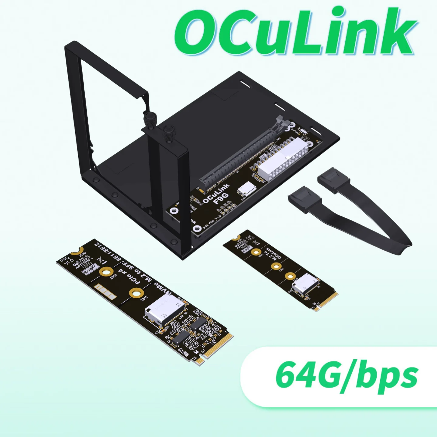PCIe 4.0 X4 OcuLink External Graphics Card GPU Dock Notebook FFC High ...