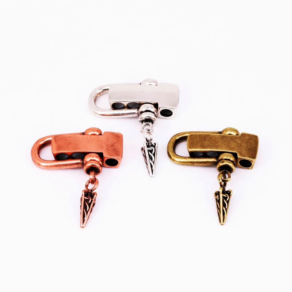 Paracord-Buckles-Connector-Shackle-Metal-Accessories-U-Shaped-Perforate ...