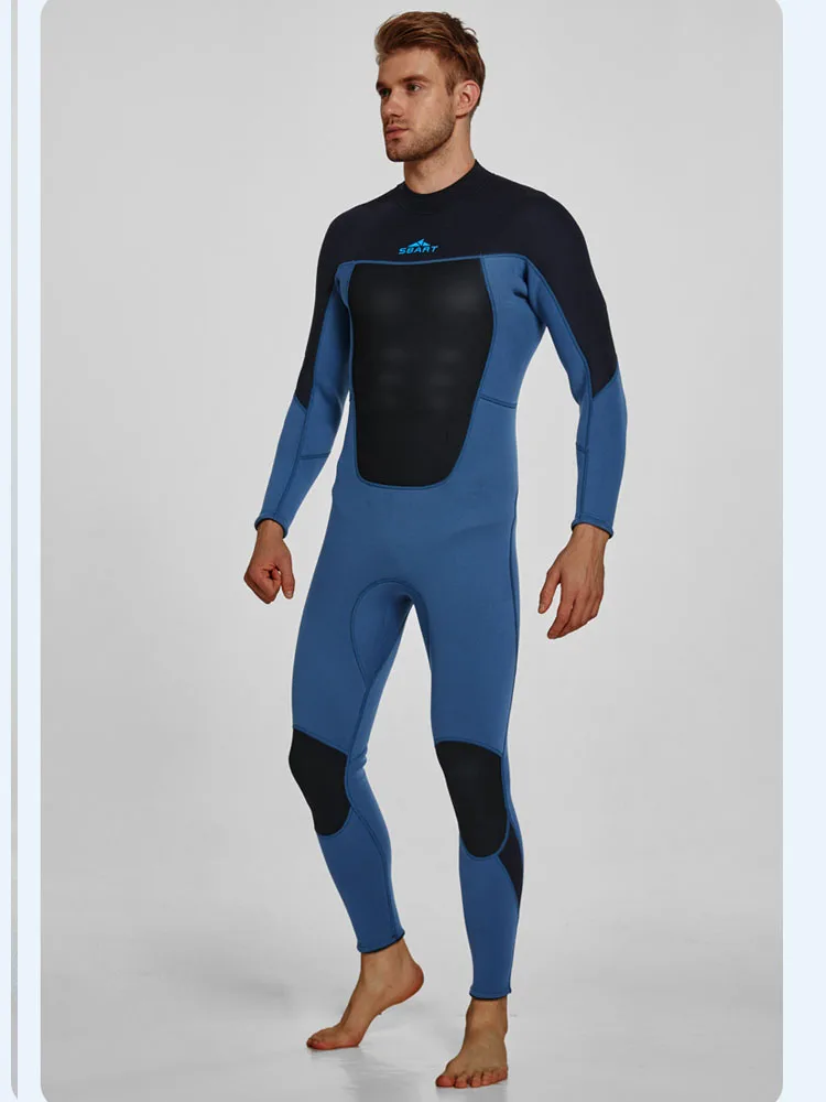 Wetsuit-Men-s-Full-Body-Diving-Suits-Long-Sleeve-Back-Zipper-Wet-Suit ...