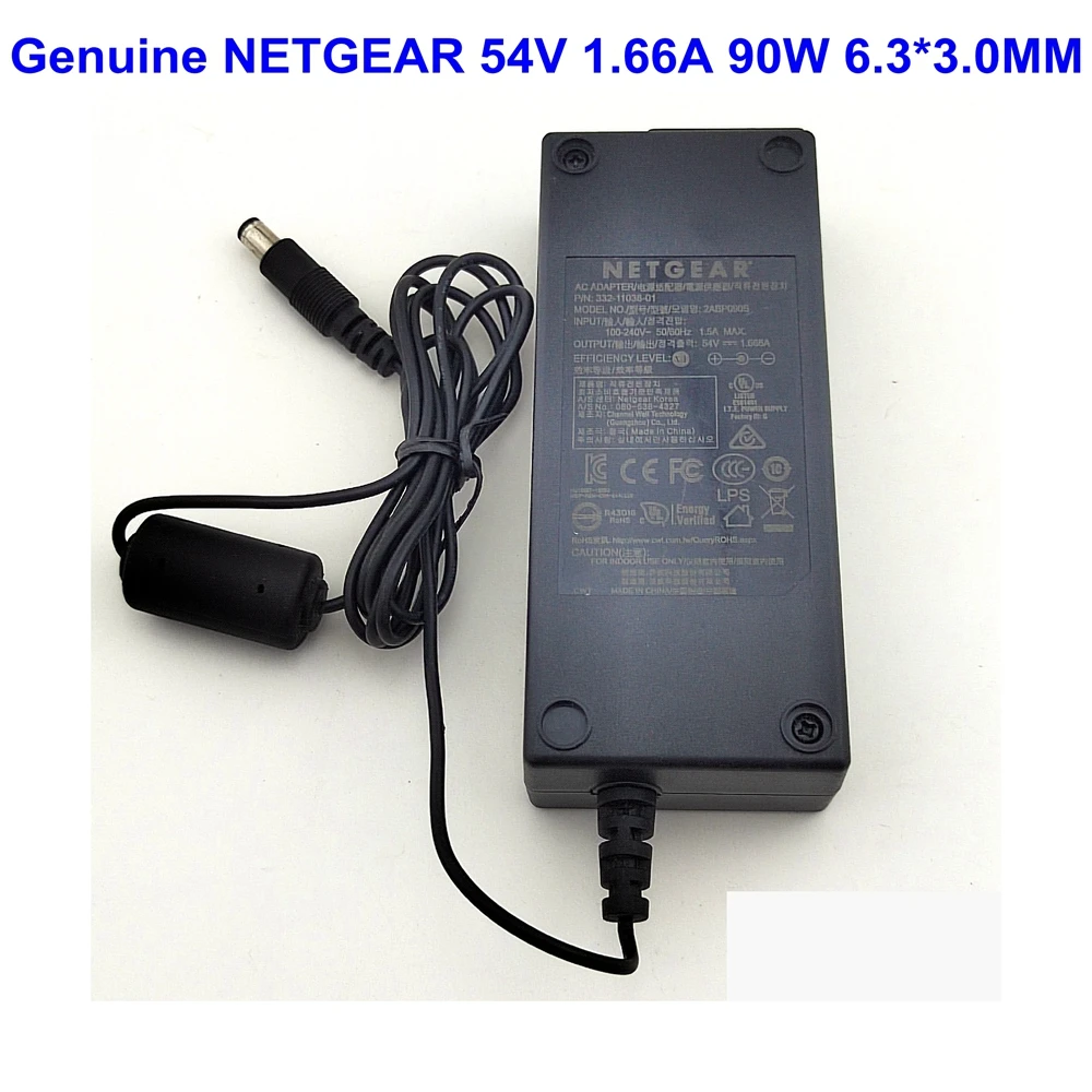 Genuine-NETGEAR-54V-1-66A-90W-Power-Supply-NU90-N540166-I1-332-11037-01 ...