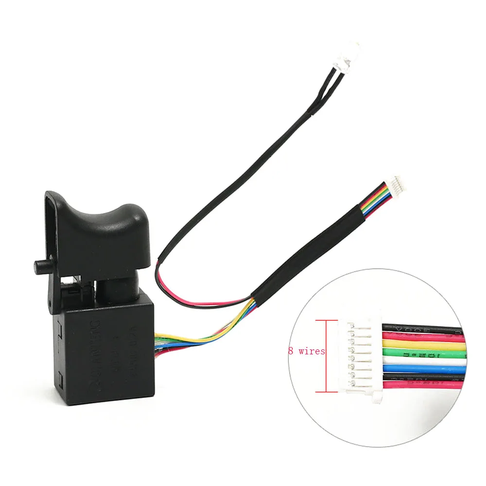 Electric-Drill-Switch-Brushless-Drill-Speed-Controller-8-wire-Speed ...