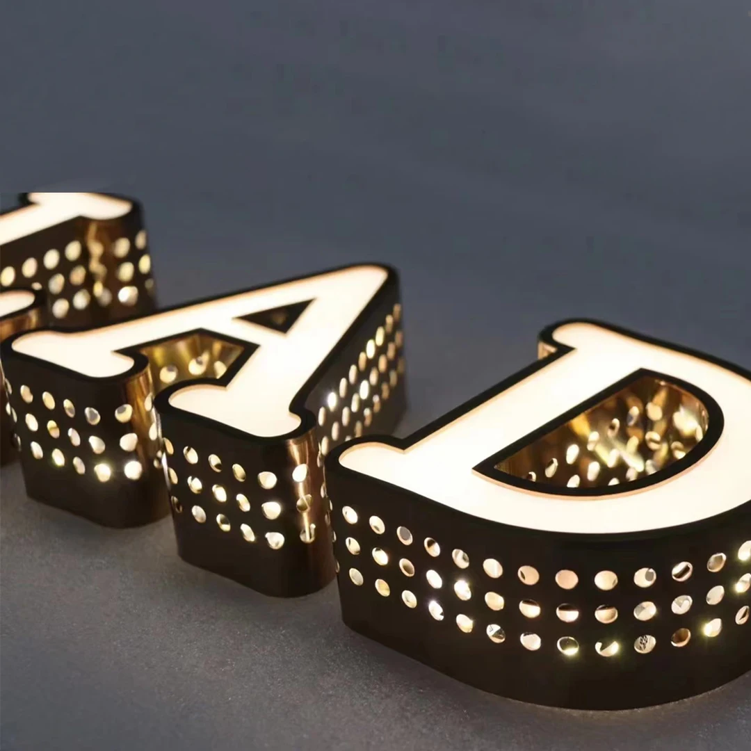 Letras-de-Metal-personalizadas-3D-para-pared-letreros-de-Metal ...