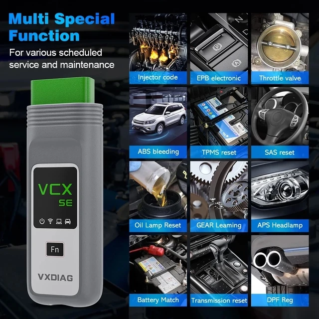 VXDIAG VCX SE for BMW ICOM A2 A3 Full Systems Diagnostic Scanner ECU ...