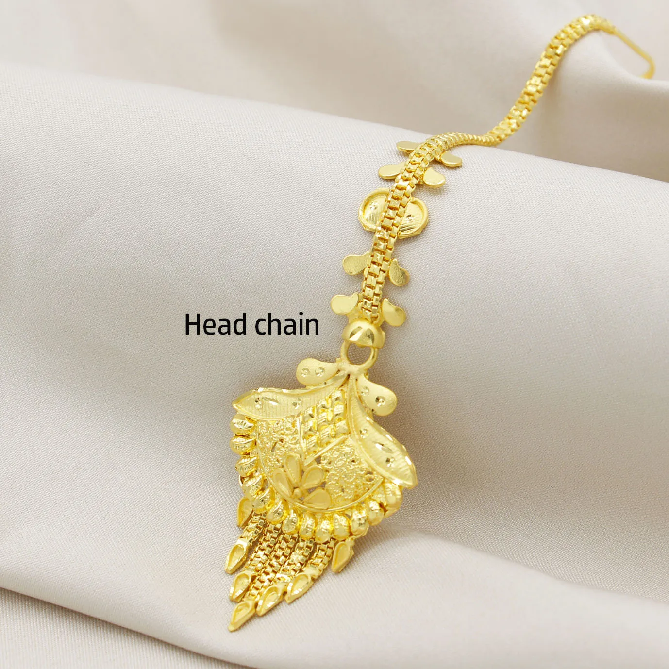 Adixyn Wholesale African Ethiopian Head Chain 24k Gold Color Forehead ...