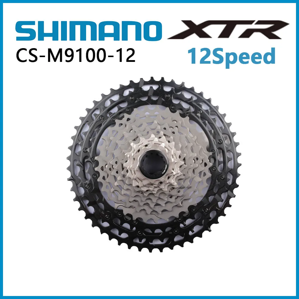 SHIMANO XTR Cassette Sprocket 12-Speed 10-51T MTB Cassette Super Sliding CS-M9100-12 For ...