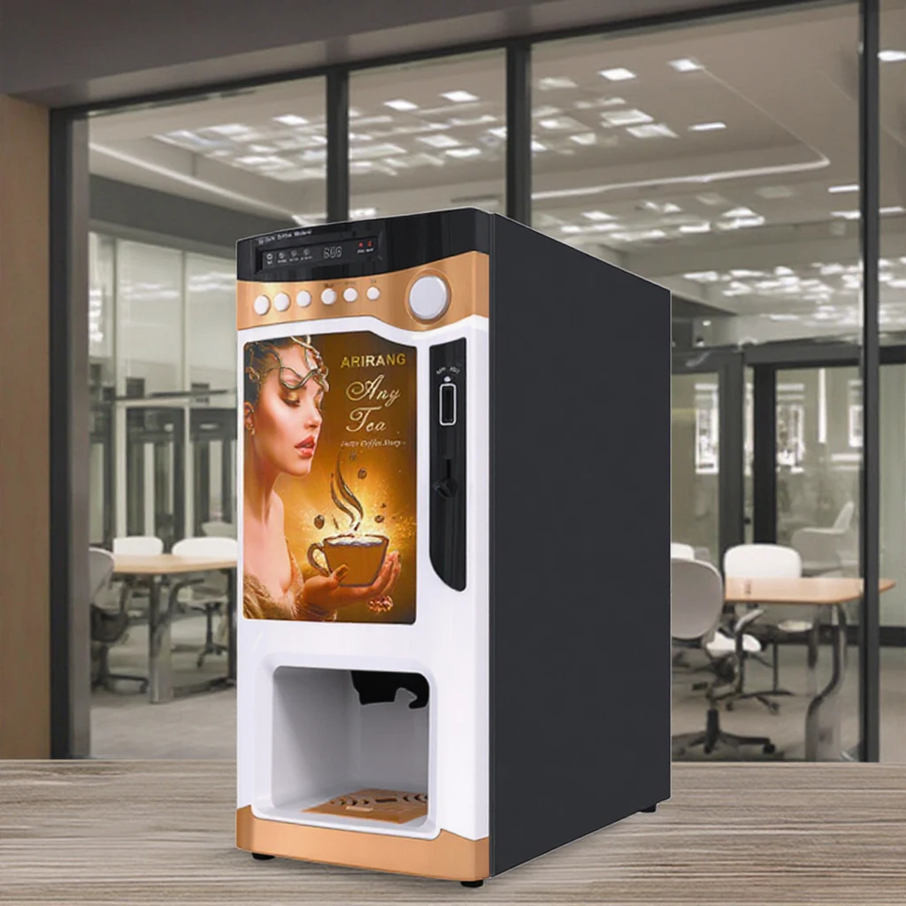 Coin-Operated Multi-Option Instant Coffee Vending Machine Tea Vendo ...