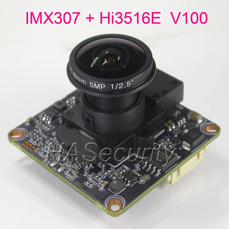 Fisheye Lens H.265 , 1/2.8" STARVIS IMX307 CMOS sensor + Hi3516E V100 ...