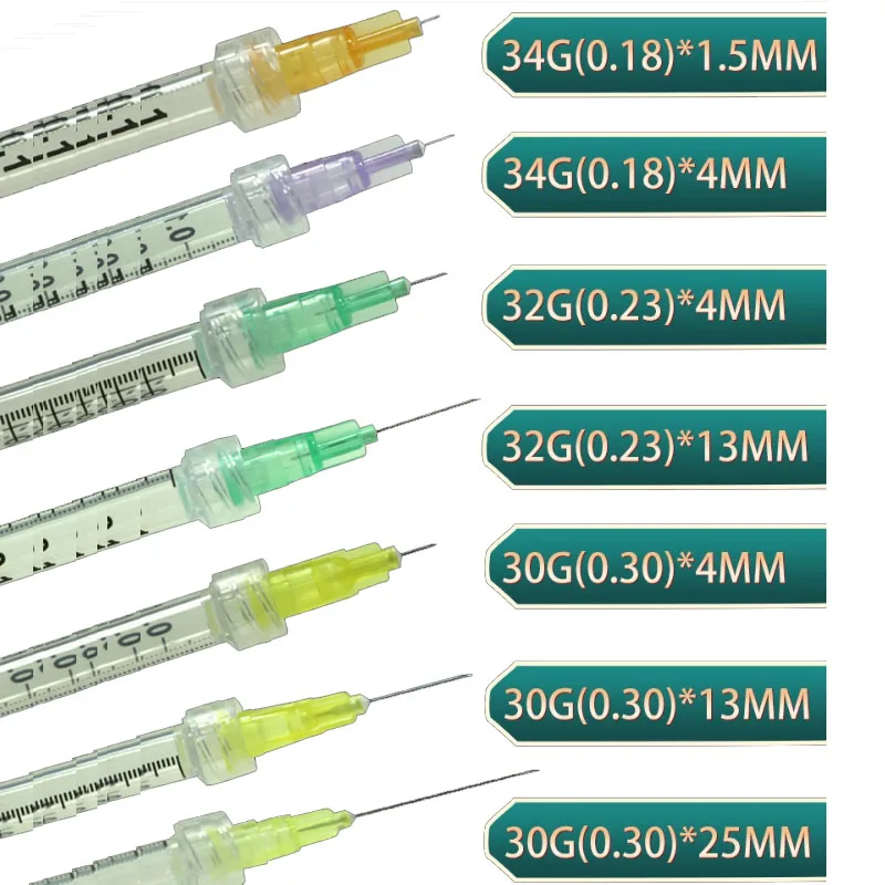 100pcs-box-Korean-30G-32G-34G-4mm-13mm-25mm-Disposable-Injection-Needle-Small-Teeth-Irrigator ...