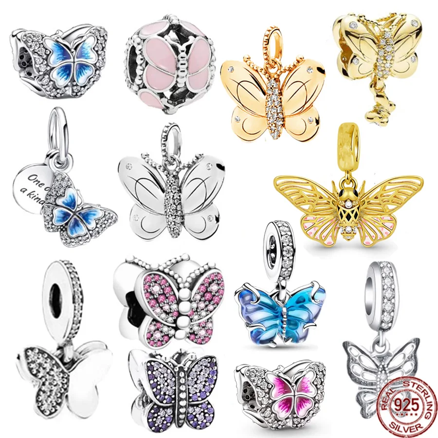 G-m-925-Fit-orijinal-Pandora-bilezik-kelebek-kolye-klip-alt-n-kaplama-g ...