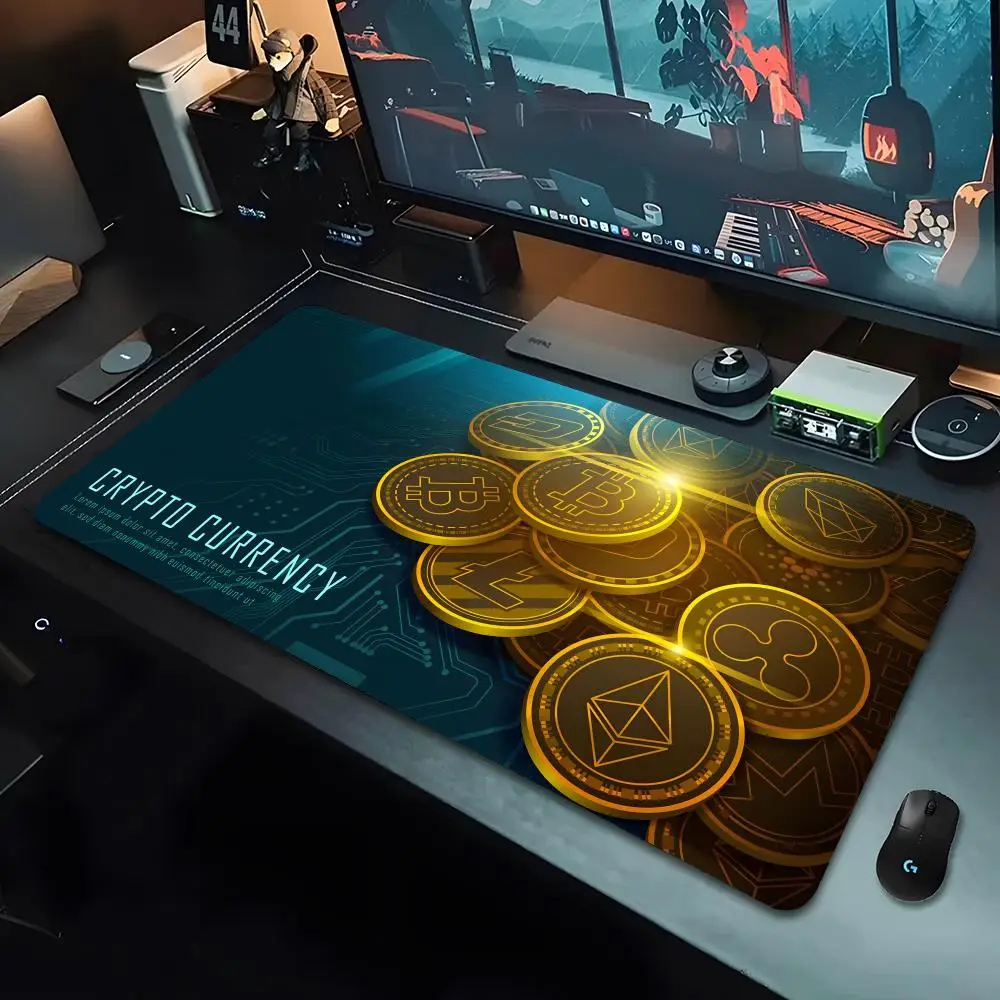Gaming-Laptops-Bitcoin-Mouse-Pad-HD-Printing-Large-90x40cm-Office ...