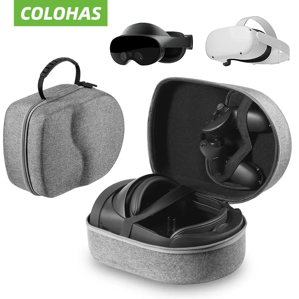 VR Box para Meta Quest Pro, bolsa protectora EVA, auriculares de ...