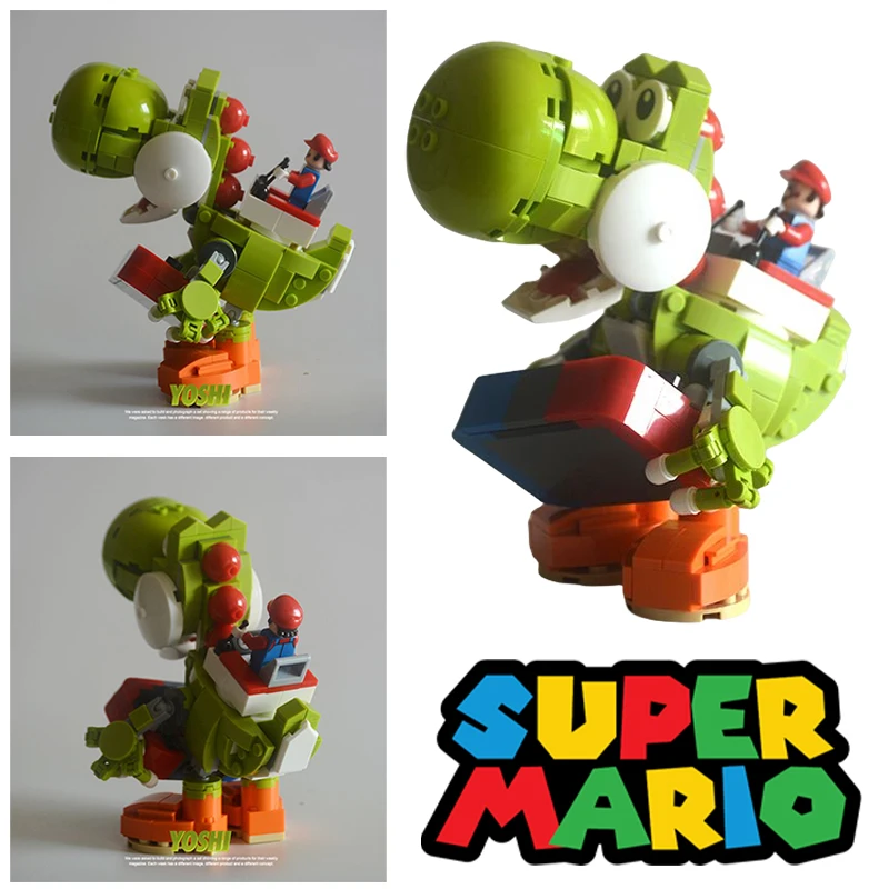 Super-Mario-Yoshi-Building-Blocks-Model-movible-DIY-Assembly-Block-Toys ...