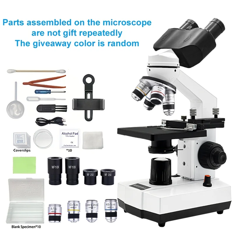 Lab Microscope Magnification Explained: How This 40X–2500X Binocular ...
