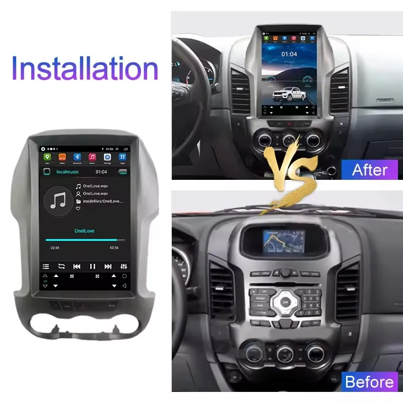 for-Ford-Ranger-2011-2015-F250-CARPLAY-WIFI-Android-13-IPS-touch-screen ...