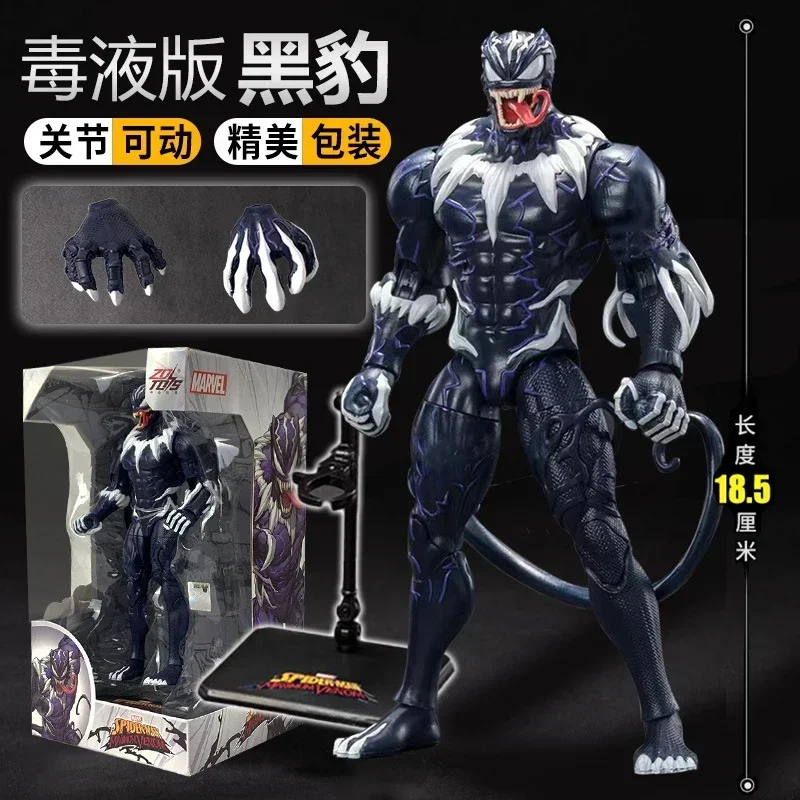 Figura de Pantera Negra versión Venom del Capitán América, juguete ...