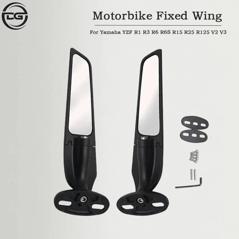 Motorcycle-Mirror-Modified-Wind-Wing-Adjustable-Rotating-Rearview ...