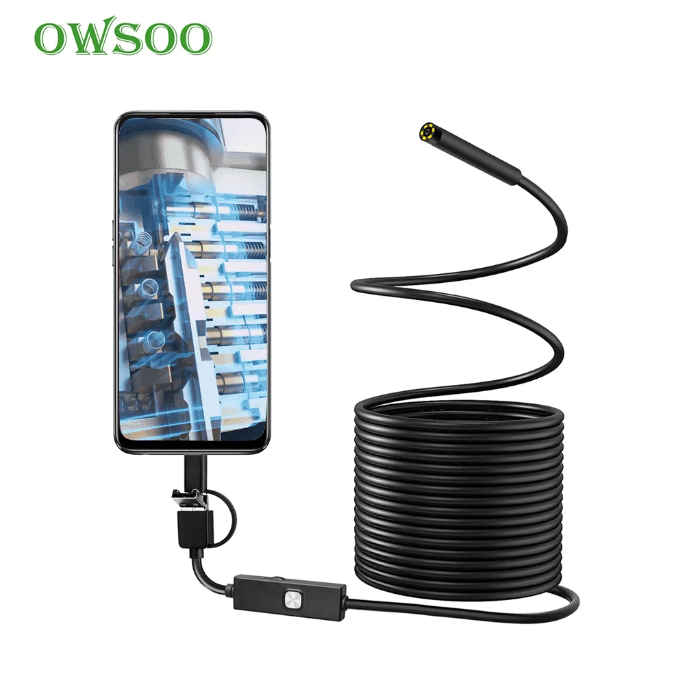 5.5/7mm HD Endoscope Camera 6 LED IP67 Waterproof Endoscope for ...