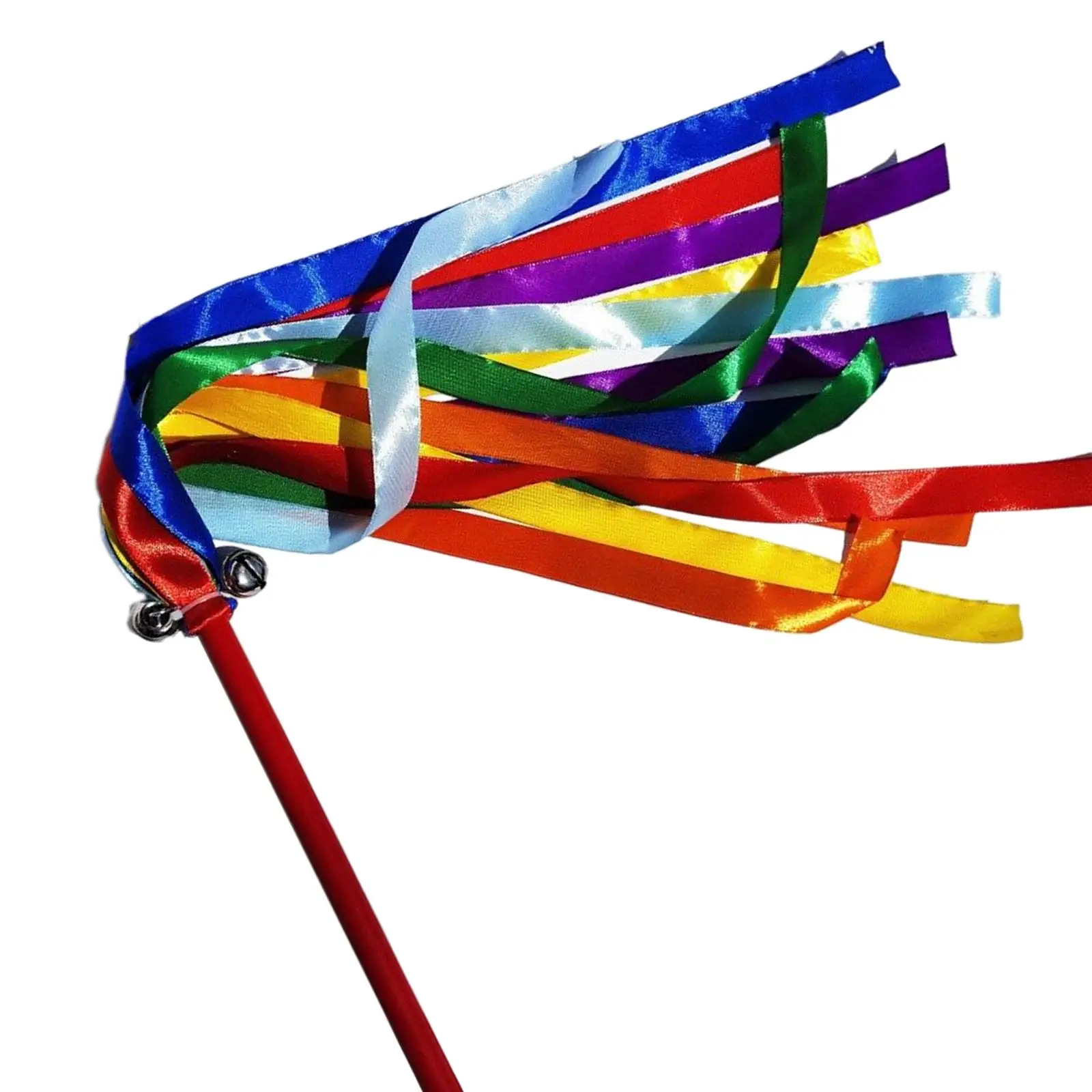 Multicolor-Gymnastics-Dancing-Ribbons-Wood-with-Bells-Morning-Exercise ...