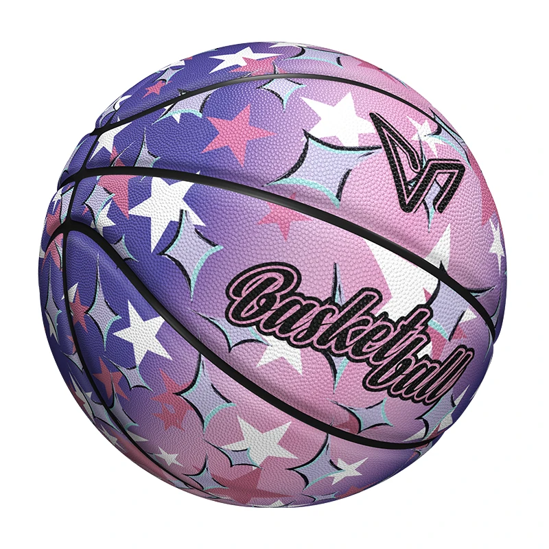 Gradient Rubber Basketball Ball Official Size 7 Free Needle Net Pump ...