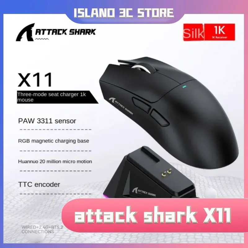 PAW3311-Triple-Mode-Attack-Shark-X11-Connectivity-Light-Weight ...