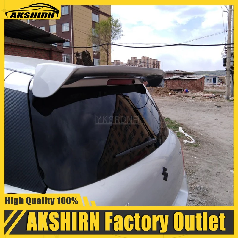 For-Suzuki-Swift-Spoiler-B-2008-2015-ABS-Plastic-Unpainted-Color-Rear ...