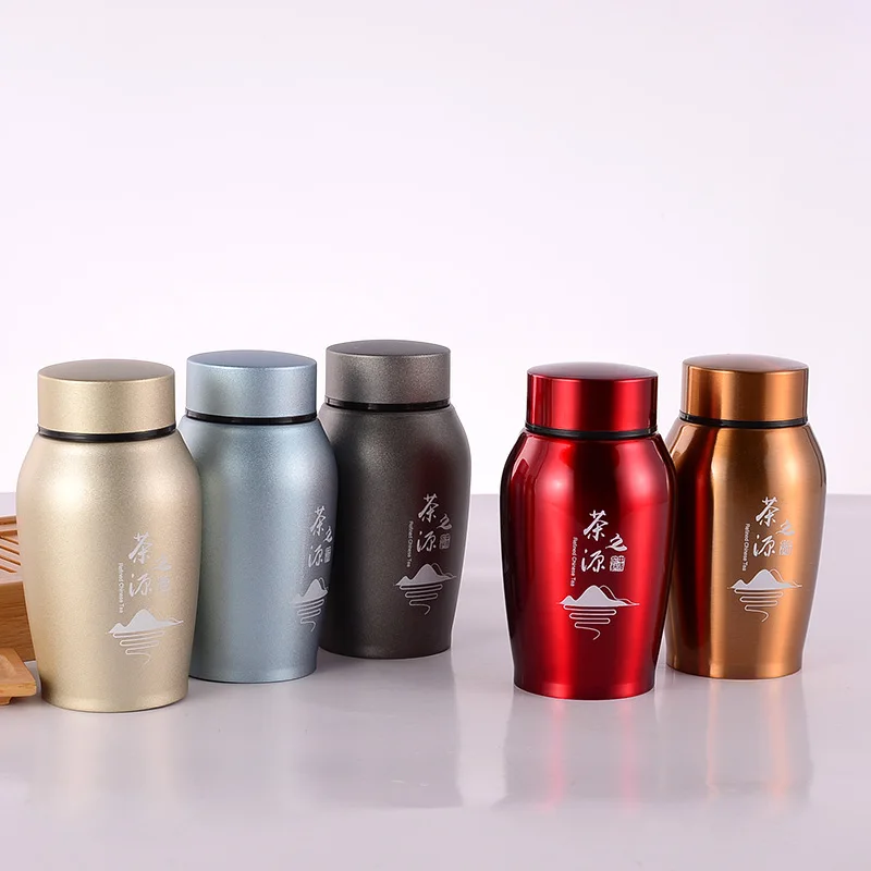 Stainless-Steel-Tea-Jar-Mini-Portable-Sealed-Leak-proof-Storage-Tank ...