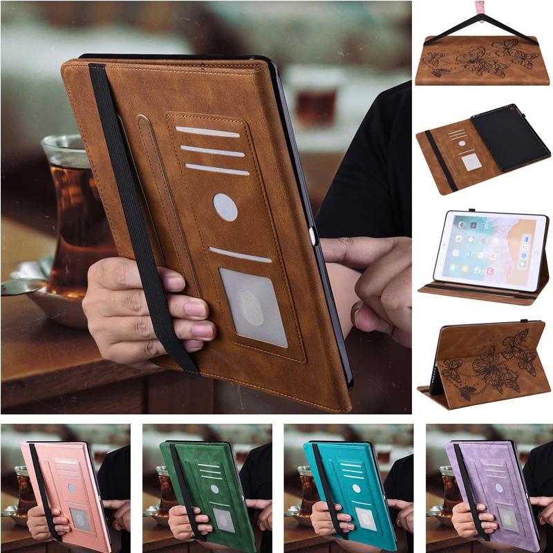 For-Samsung-Galaxy-tab-A7-SM-T500-10-4-inch-Embossed-Design-PU-Leather ...