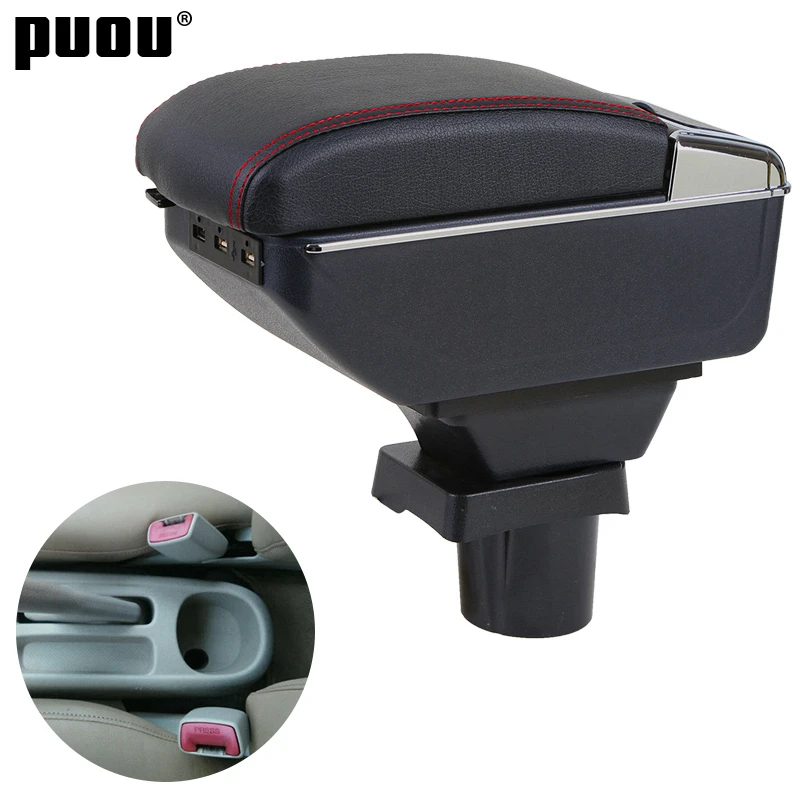 Car Armrest Box For Toyota Yaris Vitz 1998-2005 Hatchback Centre ...