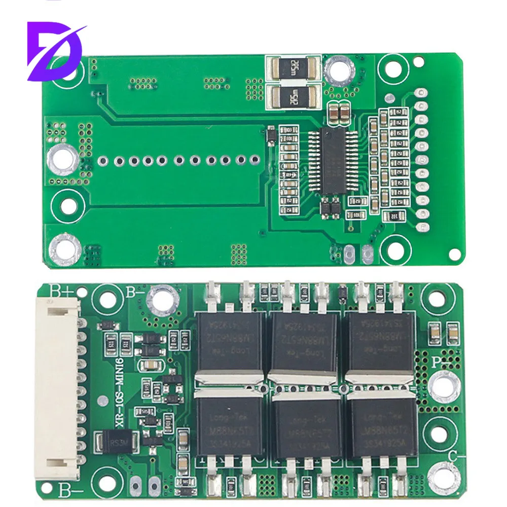 10S 36V 40A Battery Protection Board BMS PCB Module for Ternary Acid ...