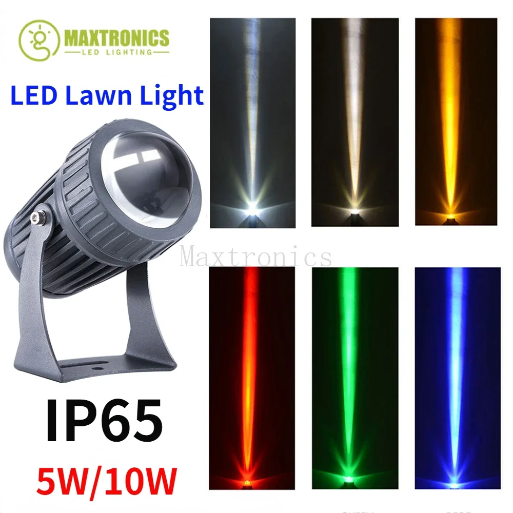 LED-Lawn-Light-5-10W-Wall-Fisher-Waterproof-Narrow-Beam-Spotlight-Angle ...