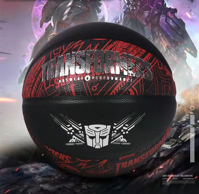 PROSELECT Transformers Optimus Prime Basketball Silver Logo PU Wear ...