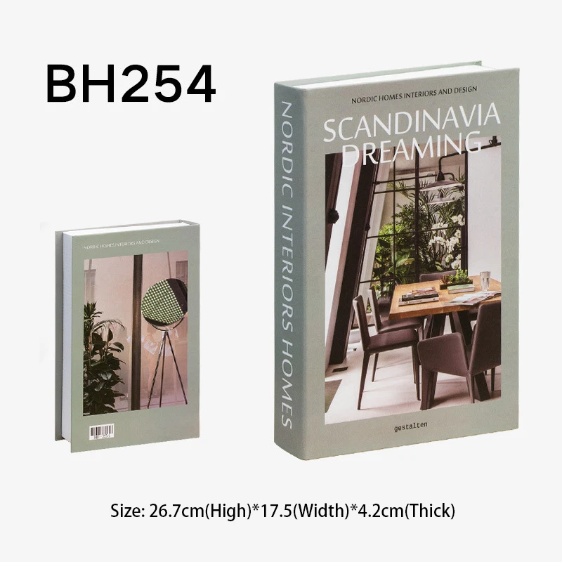 Fake Book Ornaments Simple Modern English Decoration Props Book Model ...