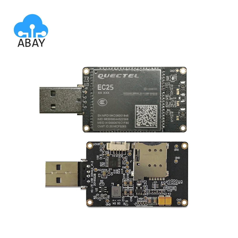 Quectel 4G LTE USB Dongle not support RU EC25 Module With SIM Card Slot EC25-EUX B1/B3/B7/B8/B20 ...