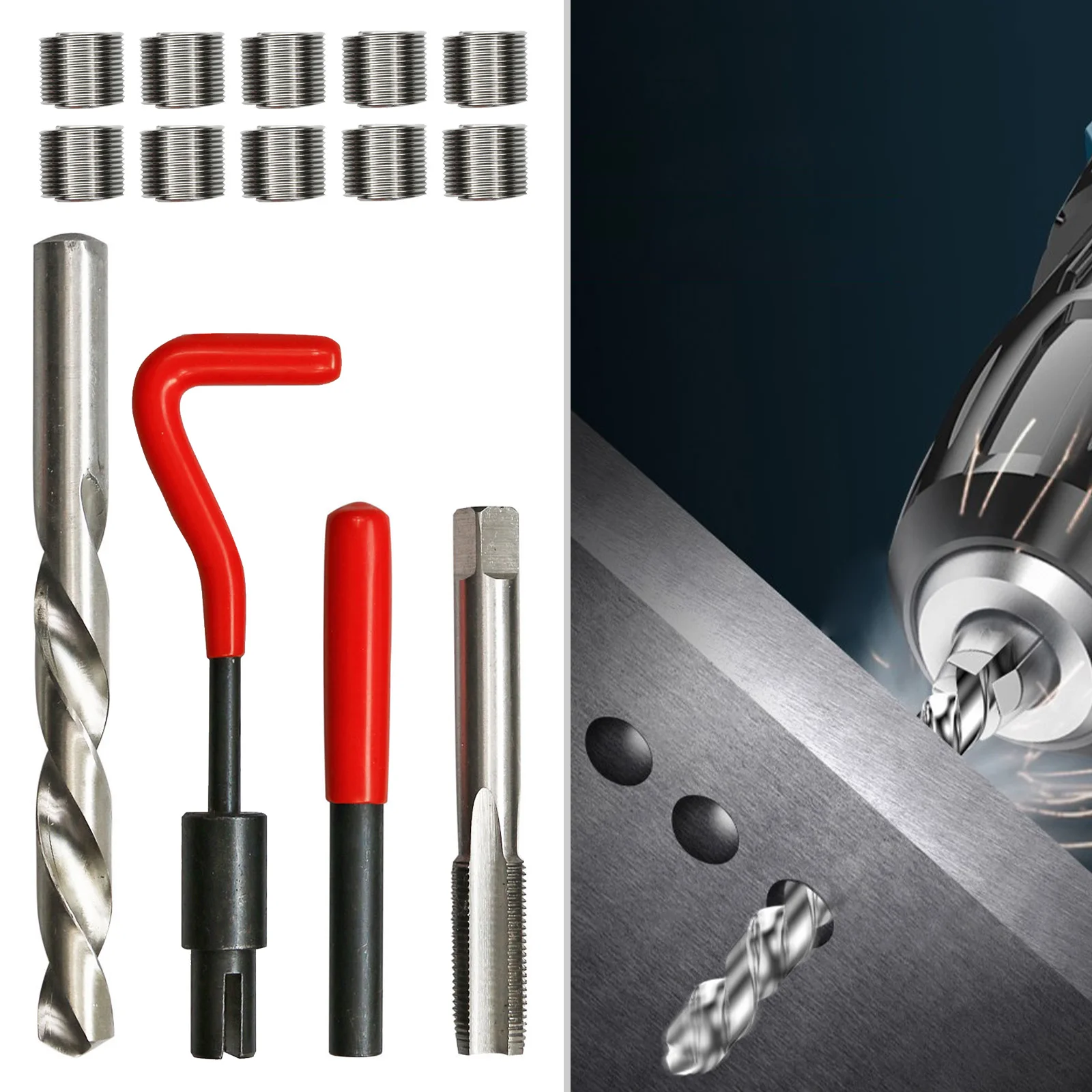 Thread-Repair-Tool-Kit-Recoil-Repair-Tool-Drill-Tap-M14-x-1-5mm-Metric ...