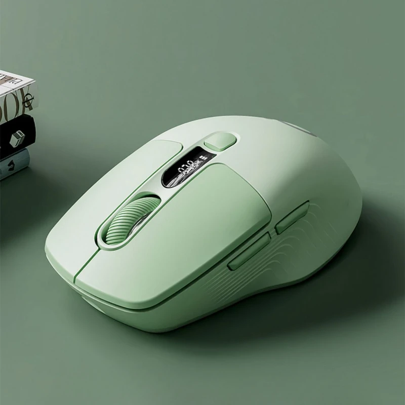 EWEADN-Q1-Wireless-Mouse-Bluetooth-2-4G-Screen-Display-Silent-Gaming ...