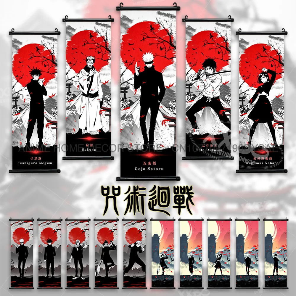 Jujutsu-Kaisen-Poster-Anime-Scrolls-Picture-Geto-Suguru-Hanging ...