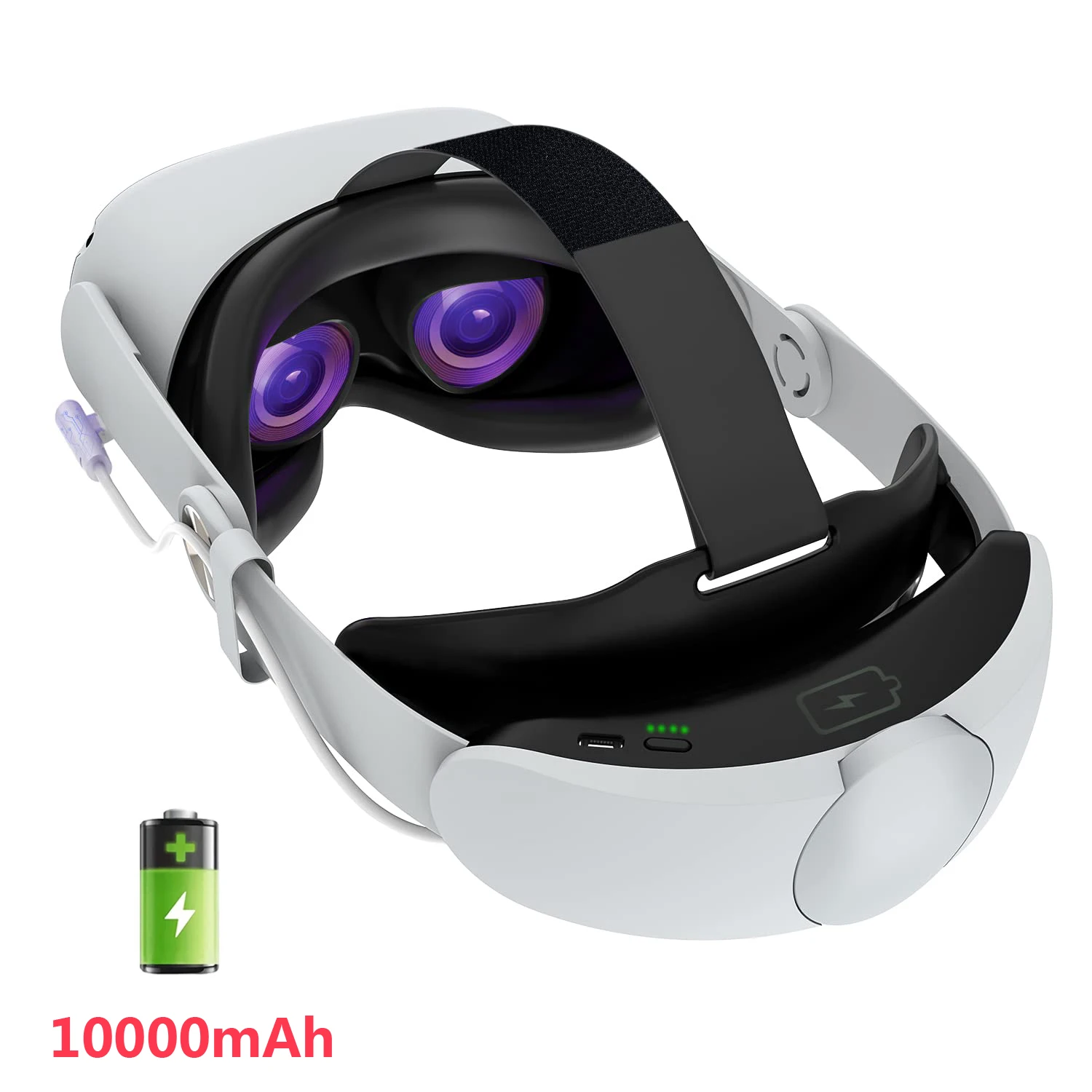 Head-Strap-with-Battery-for-Meta-Oculus-Quest-2-Extend-Playtime ...