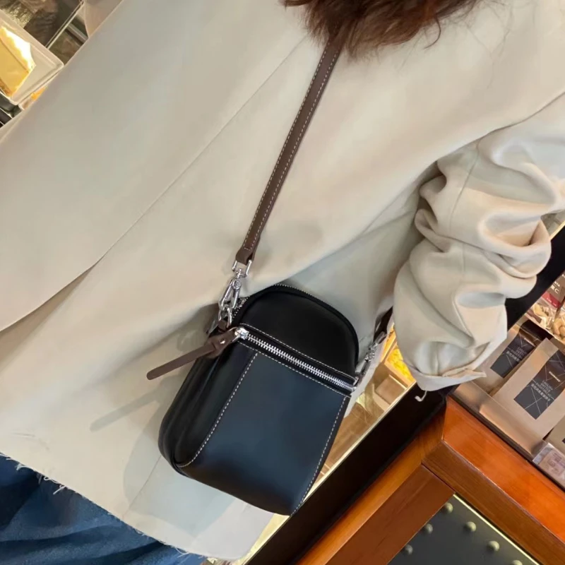 Ladies-Crossbody-Small-Shell-Bag-Soft-Cowhide-Leather-Phone-Bag-Women-s ...