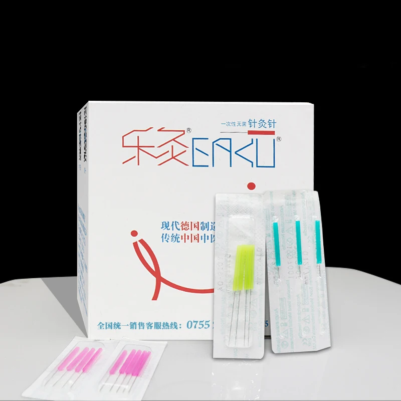 500-pcs-disposable-acupuncture-needles-5PB-Gasification-Colored-handle ...