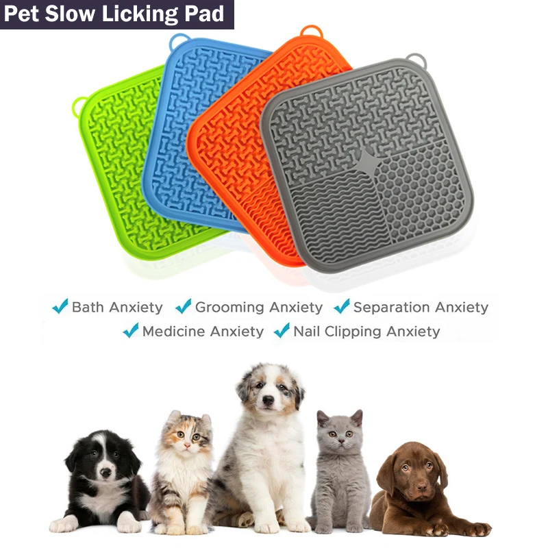 Pet-Slow-Licking-Pad-Dog-Food-Comfortable-Slow-Feeders-for-Dogs-Cat-Dog ...