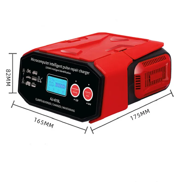 High Power 400W 12V-24V Battery Charger 30A Automatic Intelligent Start ...