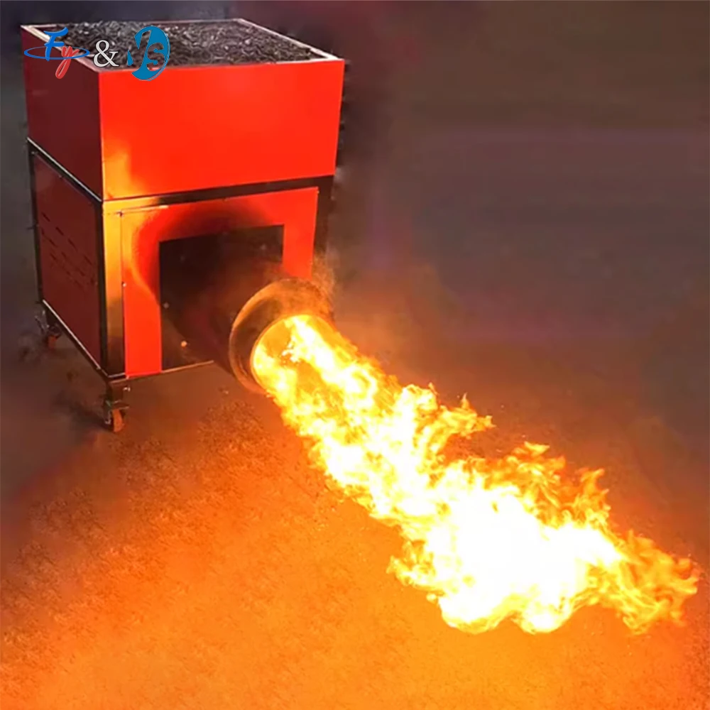 Energy Saving Wood Pellet Hot Blast Stove burner 200000kcal Biomass ...