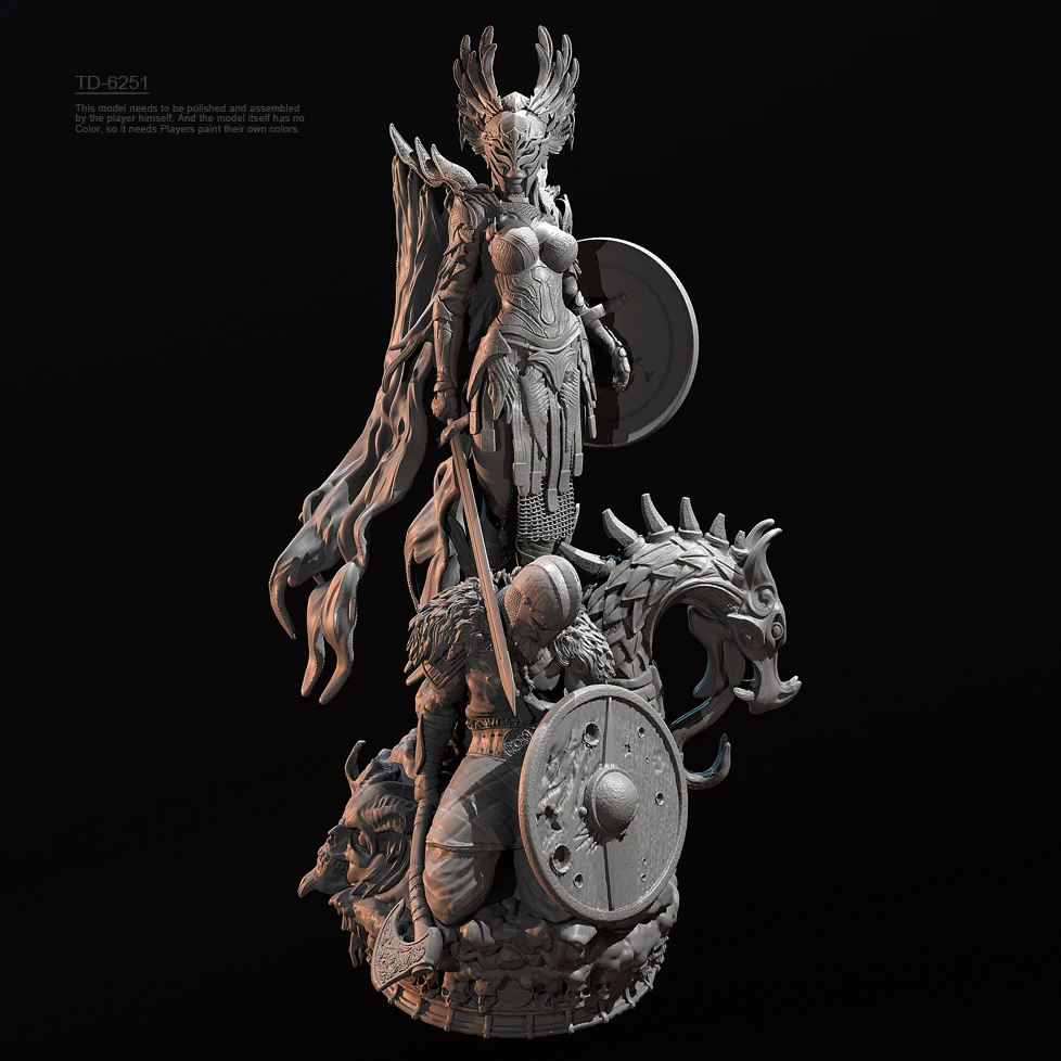 60mm-75mm-90mm-Resin-model-kits-figure-beauty-colorless-and-self ...