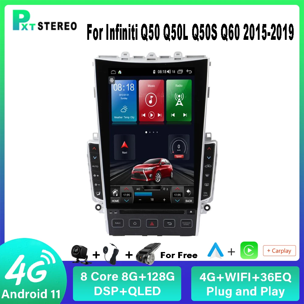 Pxton Android Car Radio Stereo Tesla Screen Multimedia Player For ...