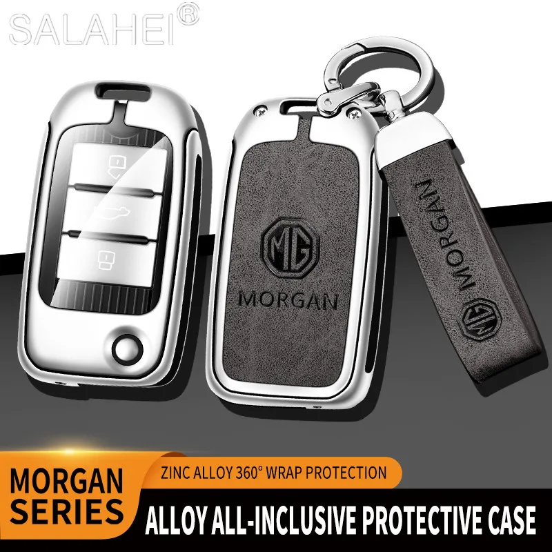 Zinc Alloy Car Remote Key Cover Case Shell Fob For MG ZS MG5 MG6 MG7 I6 ...