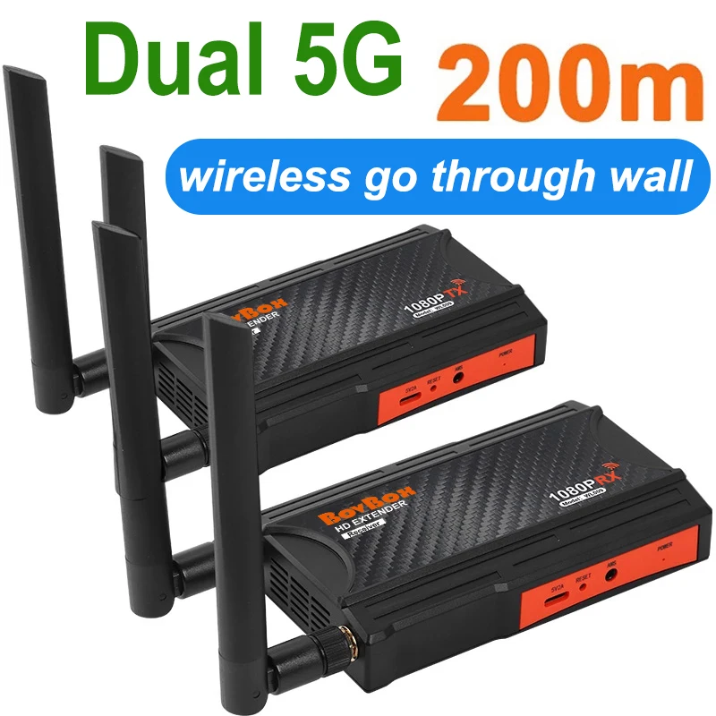 5.8g Wireless Hd Video Transmitter And Receiver 200m 1080p 60hz Hdmi ...